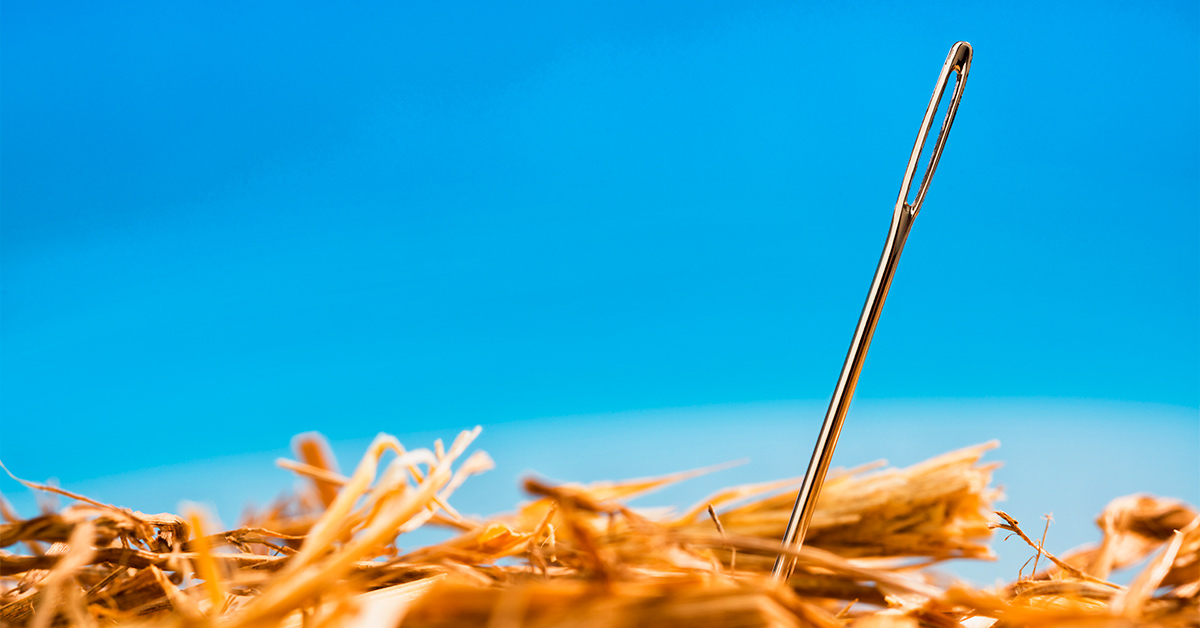 Case Study: Finding the Needle in the Haystack